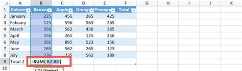 Create Formula With Structured References In WPS Office Excel WPS Office Quick Tutorials Online