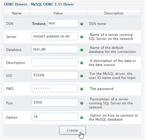 Odbc Connections Pipe Ten