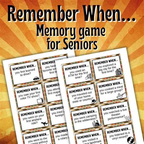 Remember When games for memory for seniors in 2024 | Memory games for ...