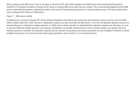 Nas Server Mobility Dell Unity Nas Capabilities Dell Technologies Info Hub