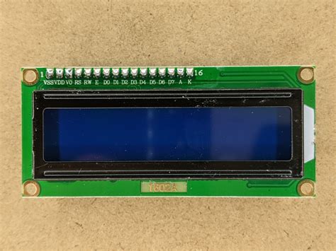 162 Character LCD Display With I2c Adapter A2D Electronics