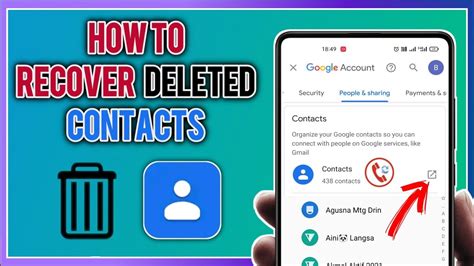 How To Recover Deleted Or Lost Contacts From Android Phone How To Restore Deleted Contacts