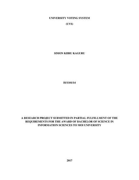 design and implementation of a web based university voting system
