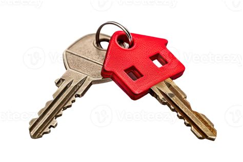 Ai Generated Set Of Various Keys On Keyrings 41732380 Png