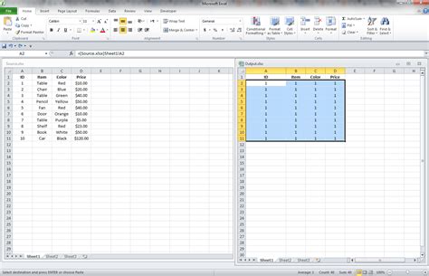 Excel Getting Data From Another Workbook Through Links Vba And Vb