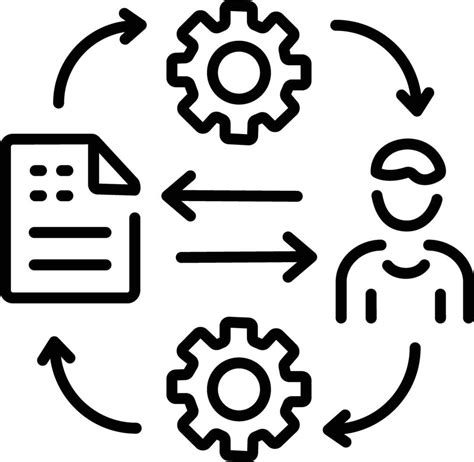 Agile Workflow Icon In Line Style 55210586 Vector Art At Vecteezy