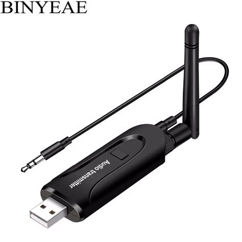 Bluetooth 4 1 Aux 3 5mm USB Music Transmitter Wireless Usb Audio Adapter With Antenna For TV PC