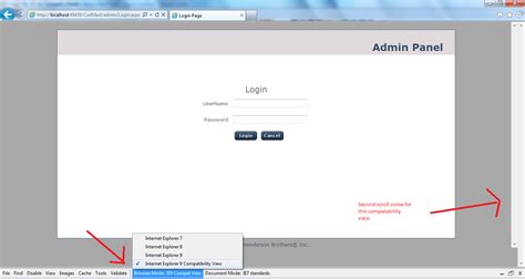Javascript Ie9 Shows A Second Scroll Bar Inside The Window Frame