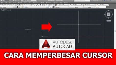 Cara Memperbesar Crosshair Cursor Autocad Argajogjas Blog