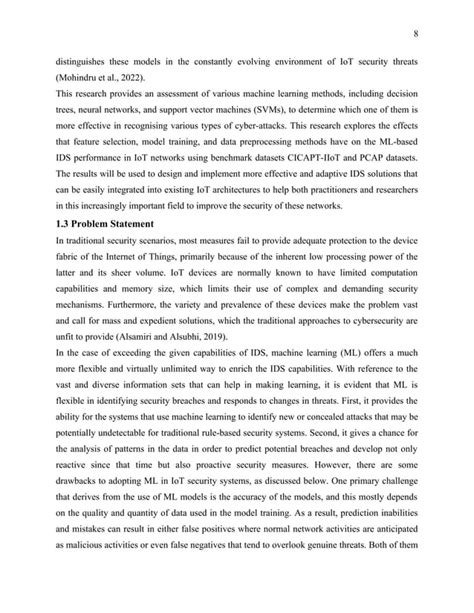 Machine Learning For Attack Detection On Iot Devices Docx