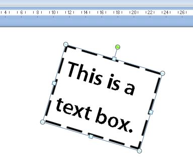 Rotate Text Microsoft Word Text Box Rotate