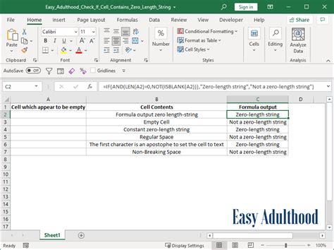 what to do when a cell appears to be blank but the isblank function in
