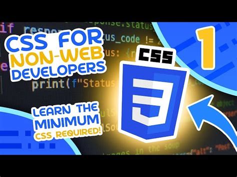 Free Video CSS For Non Web Developers Tutorial Part From Tech With Tim Class Central