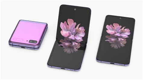 미러 퍼플 삼성 갤럭시 Z 플립 리지드 3d 모델 49 Max Free3d