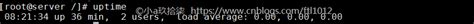 linux uptime命令详解 小a玖拾柒 博客园