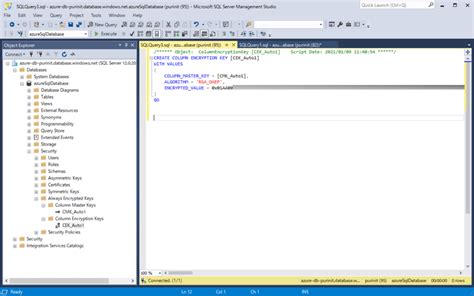 sql databaseのカラムをssmsを使ってalways encryptedで暗号化してみた｜itエンジニアとして経験・学習したこと