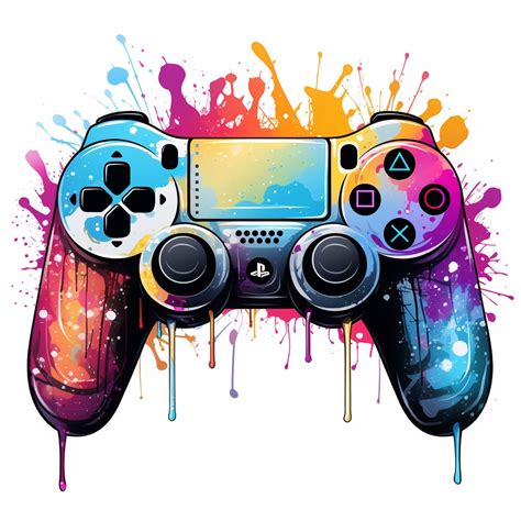 Ps5 Controller High Quality Watercolor Digital Art 11 Designs Etsy