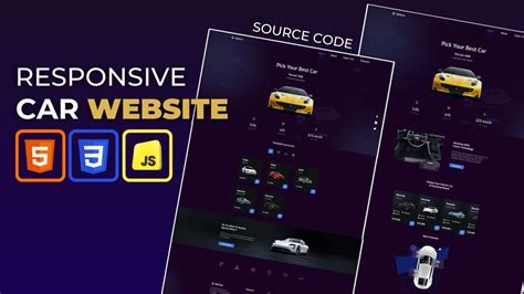 Create A Stunning Responsive Car Website Using Html Css And Javascript Full Tutorial With