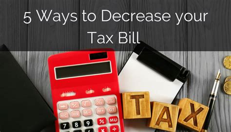 5 Ways To Decrease Your Tax Bill Solari Financial Planning