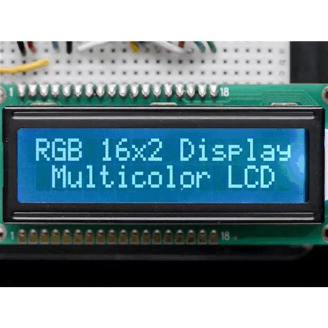 Rgb Backlight Negative Lcd 16x2 Extras Rgb On Black Adafruit