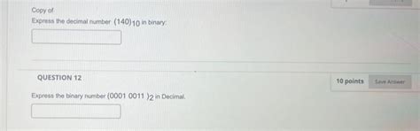 Solved Express The Binary Number 011110012 In