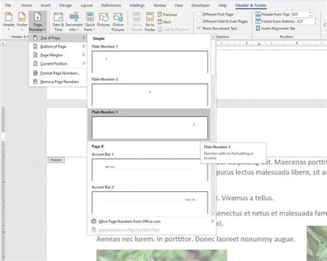How To Avoid A Disappearing Page Number In Microsoft Word