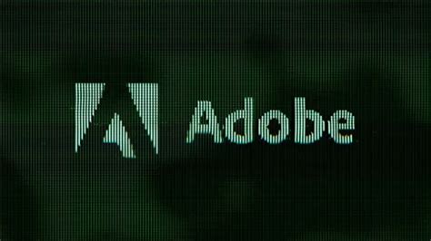 Adobe Logo Pixel Screen Animation Futur Stock Video Pond