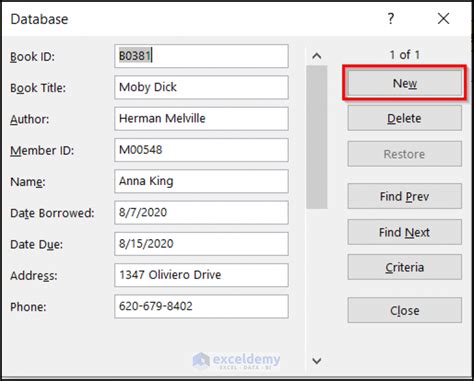 How To Create A Library Database In Excel With Easy Steps