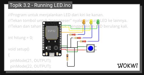 Topik 32 Running O Wokwi Esp32 Stm32 Arduino Simulator
