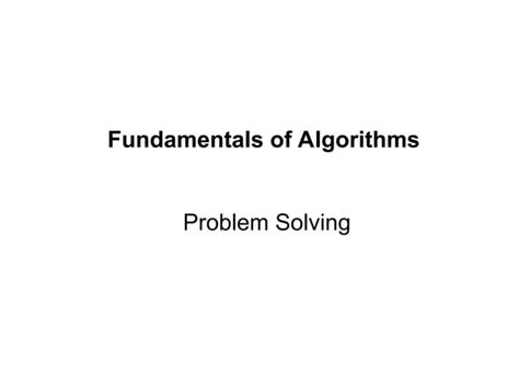Analysis Of Algorithm Part One Analysisppt