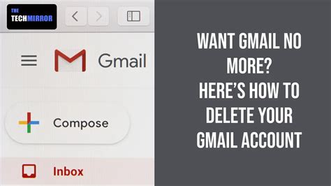 Here Is How To Delete Your Gmail Account In
