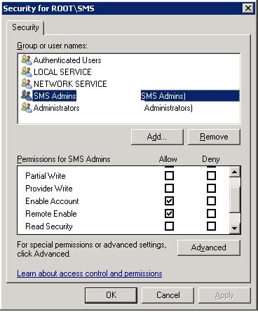 Rasmussen S Healthcare IT SCCM Console Permission Issue