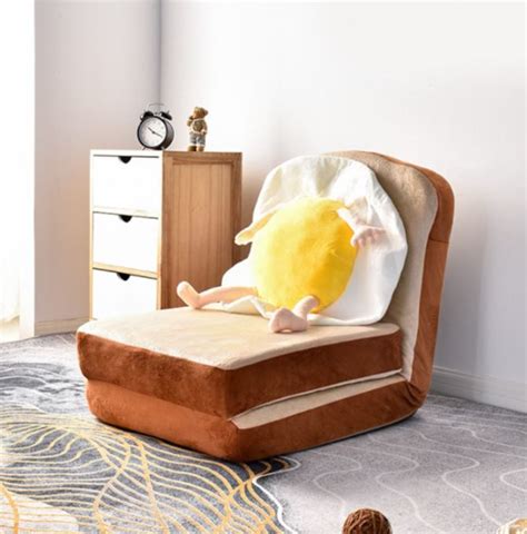 특이한 침대 특이한 인테리어 특대형 식빵 침대의자 식빵쿠션 1인용 리클라이너 의자 소파의자 쿠션의자 등받이의자 침대 원룸침대 자취방침대 원룸소파 자취방소파 웃긴침대