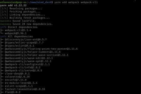Error Command Webpack Not Found Dev Community