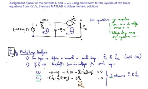 Solved Assignment Solve For The Currents I1 And ISC IN Chegg Com