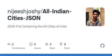 GitHub Nijeeshjoshy All Indian Cities JSON JSON File Containing The All Cities Of India
