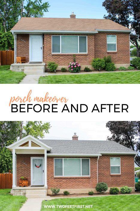 Diy Front Porch Before And After