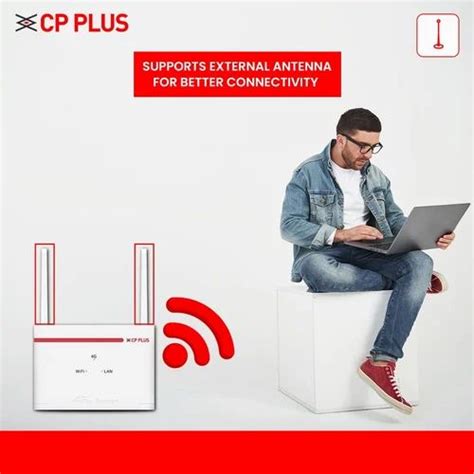 Cp Plus 4g Sim Card Wi Fi Router With High Speed 4g Internet And Wider Wi Fi Coverage At ₹ 1390