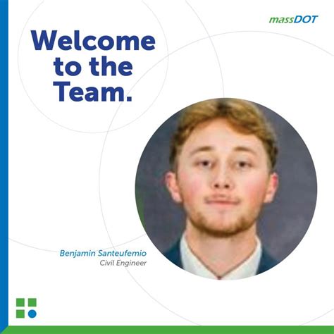 Welcome To Benjamin Santeufemio Civil Engineer Massdot Massdot