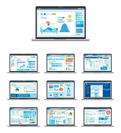 Set Of Ui Ux Gui Graphic User Interface And User Interface Design In