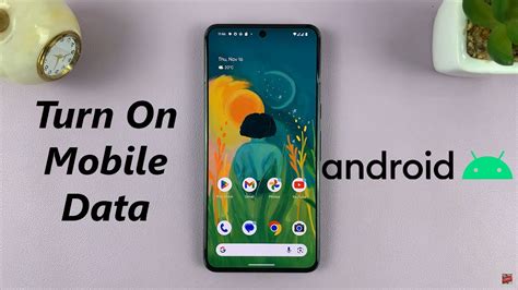 How To Turn On Mobile Data On Android Phone Youtube