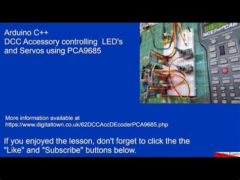 Arduino C Arduino Based DCC Accessory Decoder Controlling Servos And