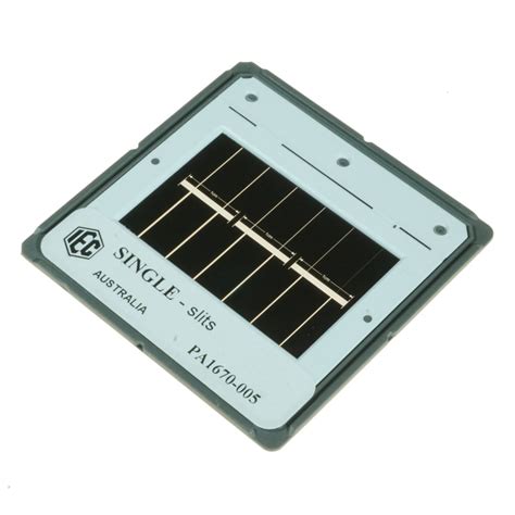 Light ~ Single Slit Slide ~ Diffraction Demonstration Science With