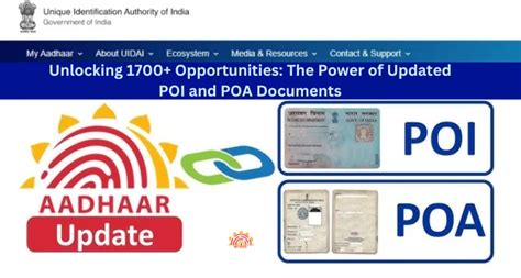 Updated Poi And Poa Documents 1700 Opportunities