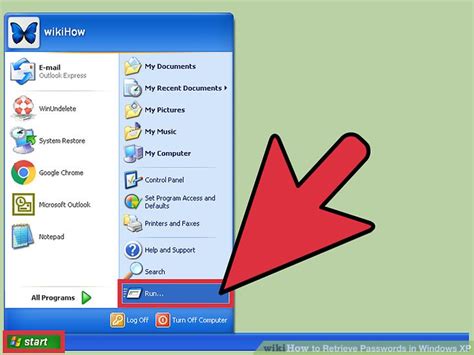 5 ways to retrieve passwords in windows xp wikihow