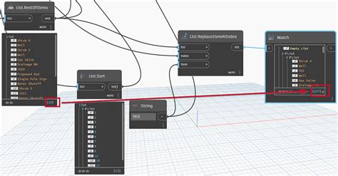 replace item at specified indices civil 3d dynamo