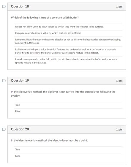 Solved Which Of The Following Is True Of A Constant Width