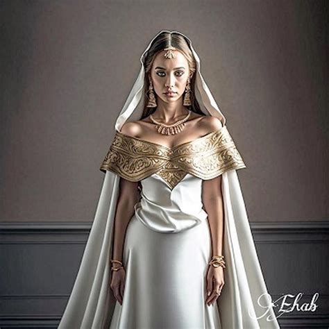 صحيفة الأيام البحرينية تصميم فساتين زفاف بالطابع الفرعوني بالذكاء