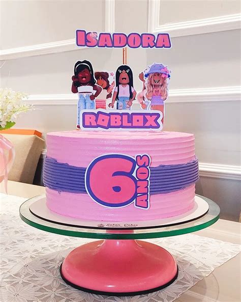 Bolo Roblox Feminino Modelos Para Inspirar Sua Festa