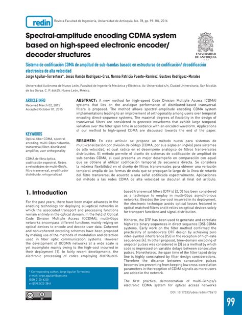 Pdf Spectral Amplitude Encoding Cdma System Based On High Speed